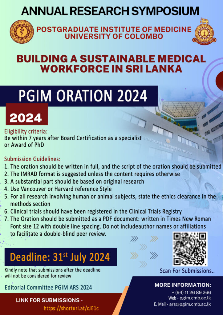 ARS 2024 Oration Call Final | PGIM